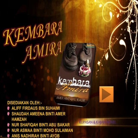 Novel Kembara amira | PPTX
