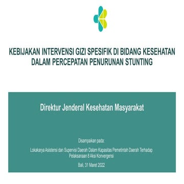 Pemeriksaan Kesehatan Anak Terintegrasi (PKAT) | PPTX