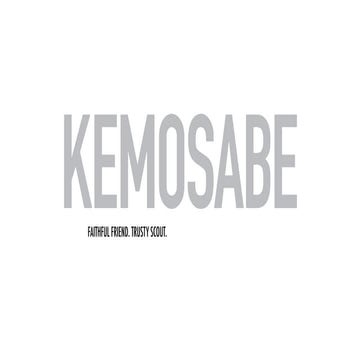Kemosabe | PPT