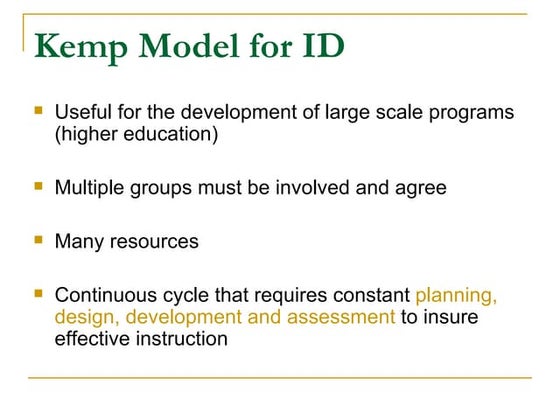 PL1 - IDEAL Model | PPT