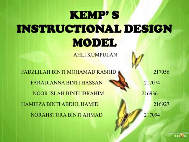 kemp-Instructional Design Model | PPTX
