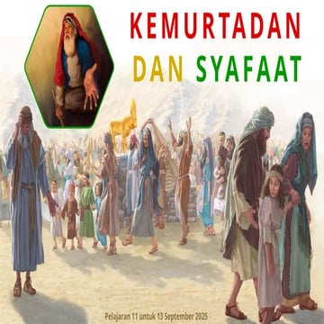 Sekolah Sabat - Triwulan 3 2025 - Pelajaran 11 | PPTX