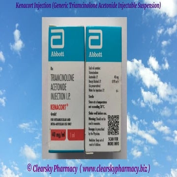 Kenacort Injection by Abbott(Generic Triamcinolone Acetonide Injectable ...