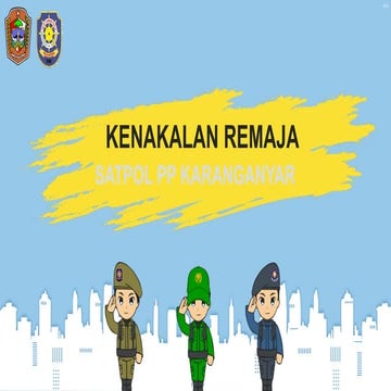 Kenakalan Remaja Pada Generasi Milleneal | PPT