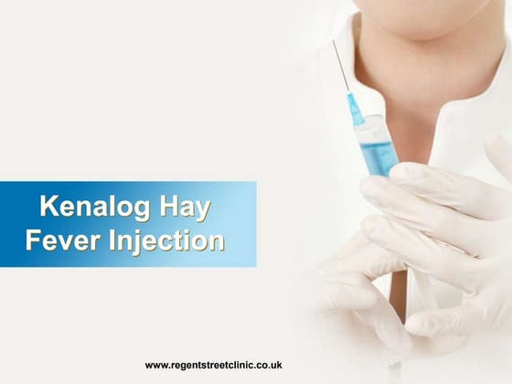Hay fever injection | PPT