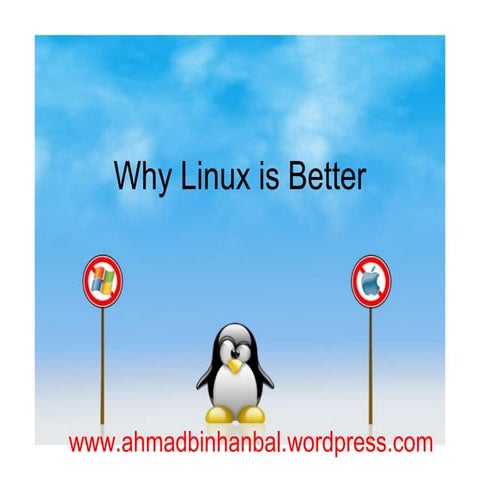 Kenapa linux lebih bagus | PPT
