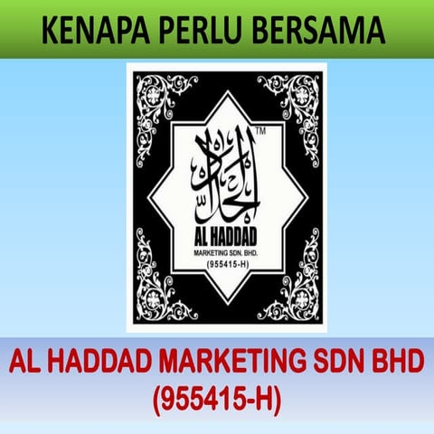 Kenapa perlu bersama al haddad marketing | PPTX | Skin Care | Beauty