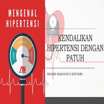 Kendalikan Hipertensi dengan menggunakan PATUH | PPTX