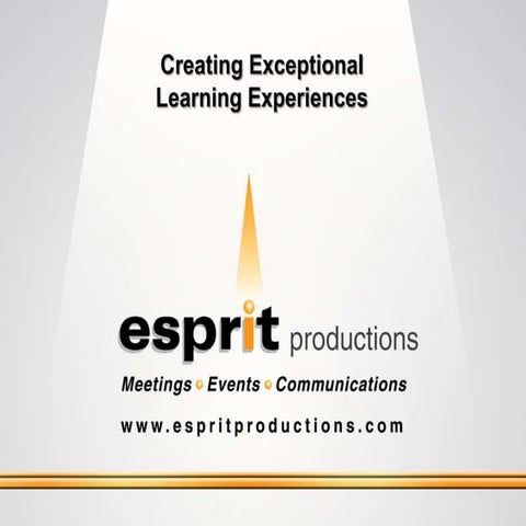 Creating Exceptional Learning Experiences | PPTX