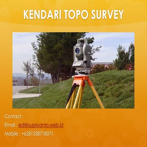 Kendari topo survey | PPT