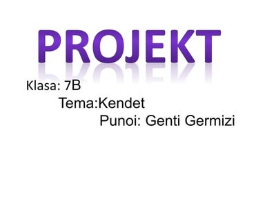 Projekt Kendet | PDF