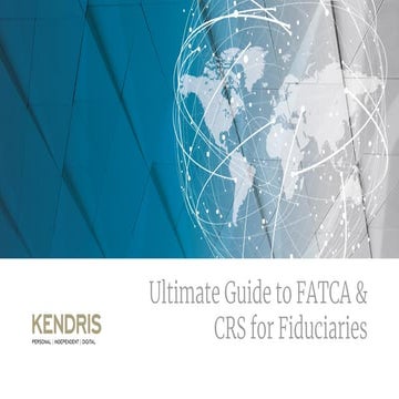 Ultimate Guide to FATCA & CRS for Fiduciaries | PDF