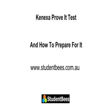 Kenexa test slides | PDF