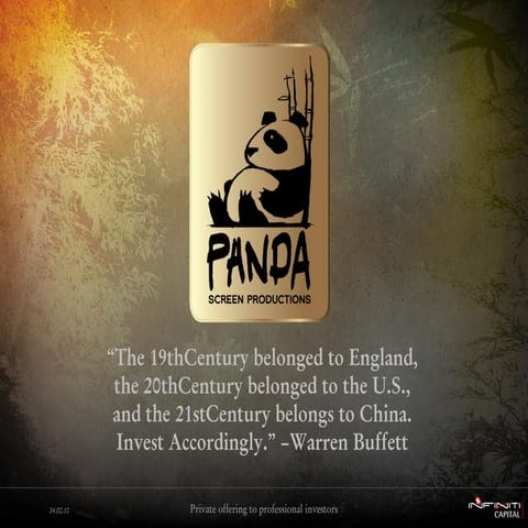 Kenji Steven - Infiniti - Panda Screen Productions - 24 02 10 FINAL ...