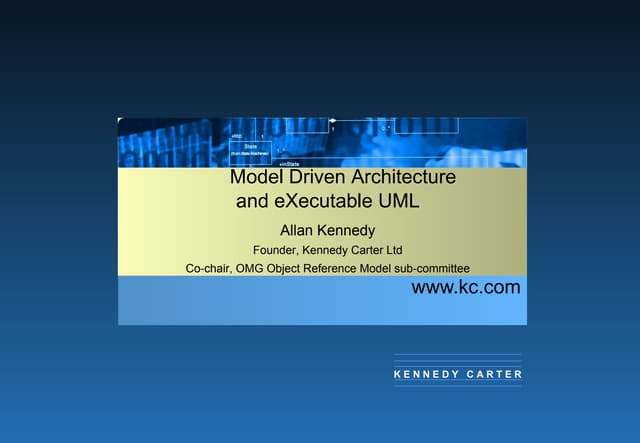 Model Driven Architecture And Executable Uml Ppt Programming 1831