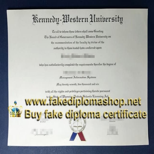 Kennedy-Western University diploma, Warren National University diploma ...