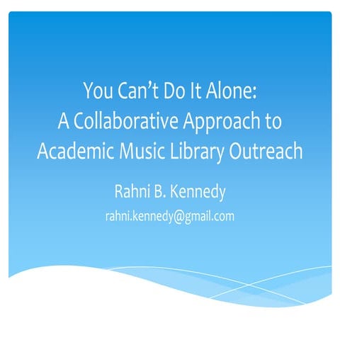 Music Library Outreach | PPTX