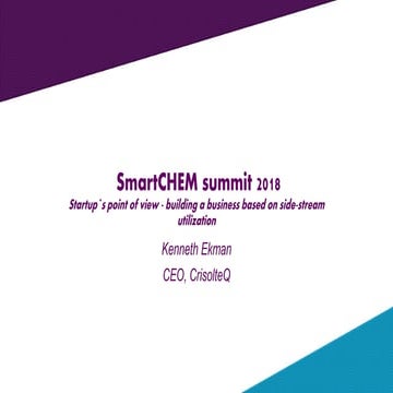 Kenneth Ekman, Crisolteq | PDF