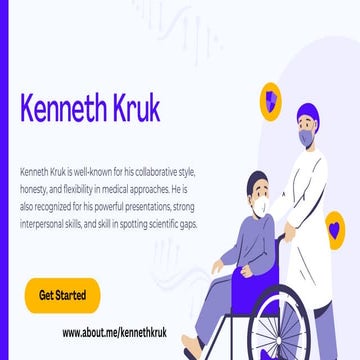How Is Kenneth Kruk Redefining Medical Leadership? | PDF