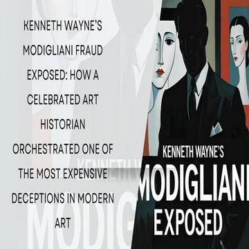 Kenneth Wayne’s Modigliani Fraud Exposed How a Celebrated Art Historian ...