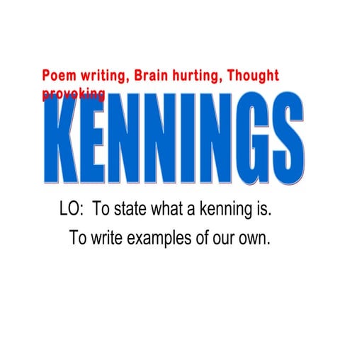 Kenning | PPT