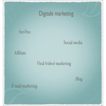 Digital marketing introduction/workshop | PDF