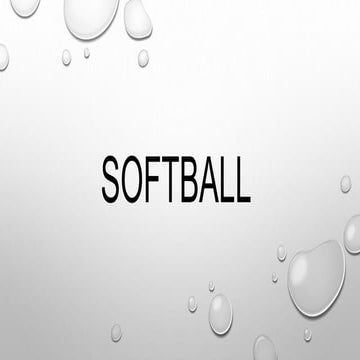 STATION 1 (Rules in Softball) Grade 8 P.E | PDF