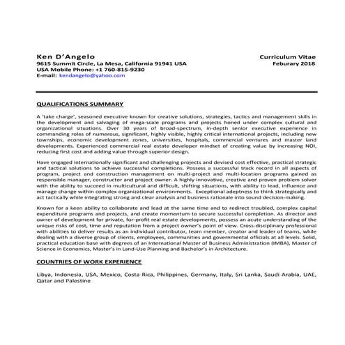 Edward Leman CV | PDF