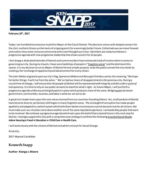 Kianga Moore presentations