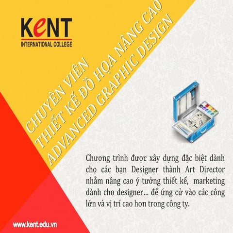 Slice bai giang adobe illustrator truong cao dang quoc te Kent | PPTX