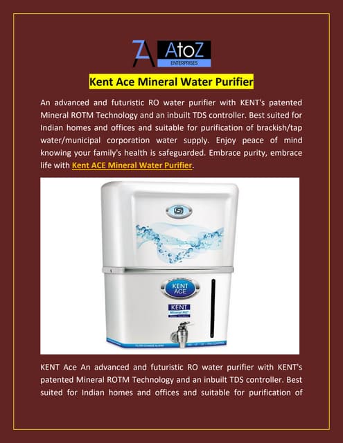 Aquaguard nova Water purifier | PDF