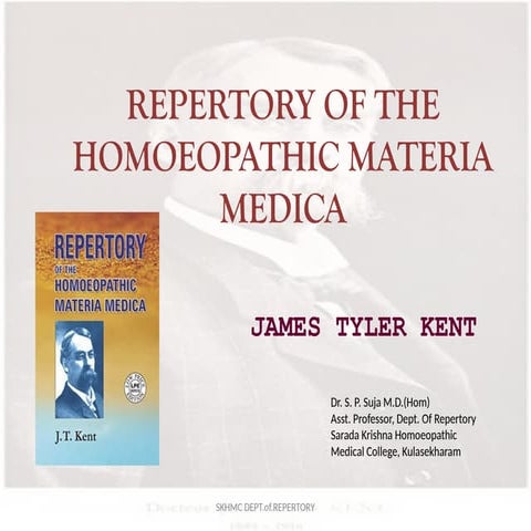 Dr.J.T. KENT REPERTORY(COMPLETE INFORMATION ) | PPTX