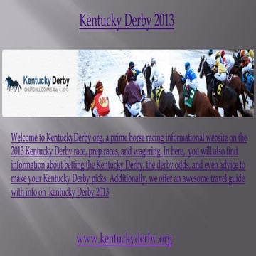 Kentucky derby horses | PPTX