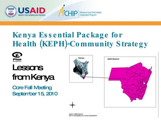 Kenya Essential Package for Health life cycle cohorts | PPTX