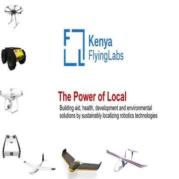 Power of Local August Webinar: Papua New Guinea Flying Labs | PDF