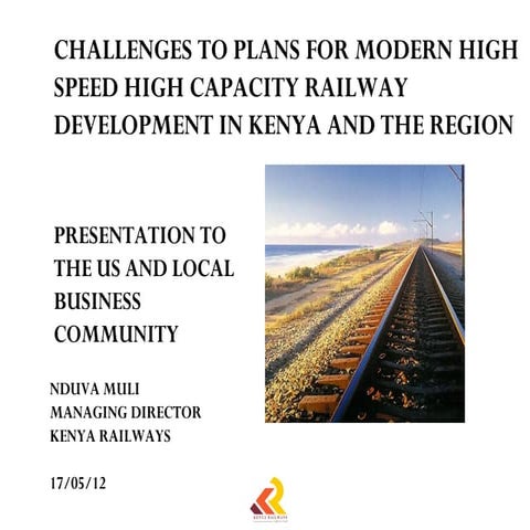 Kenya railways presentation | PPT