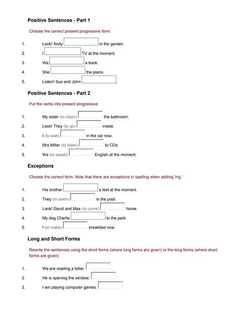Verb tense exercises+answer, 080912 | PDF
