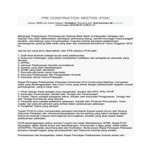 Kepanjangan pcm | DOCX