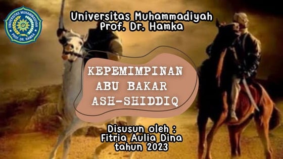 Ketatanegaraan Era Abu Bakar dan Umar bin Khattab | PPT