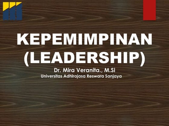 Materi power point Kepemimpinan leadership .ppt