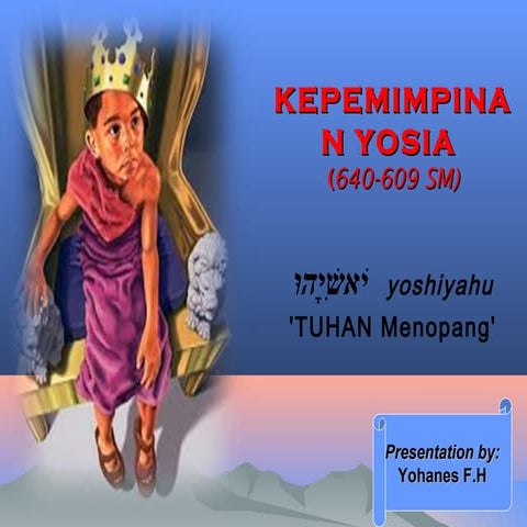 Kepemimpinan Raja Yosia | PPT
