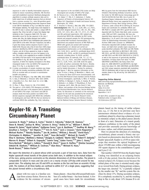 Kepler 16 A Transiting Circumbinary Planet Pdf