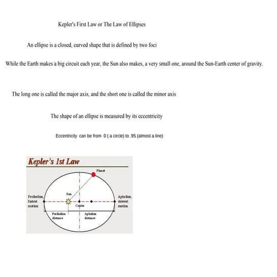 Kepler laws | PPT