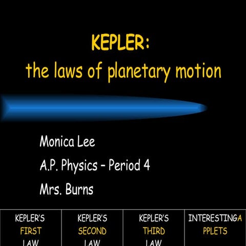 Keplers Laws | PPT