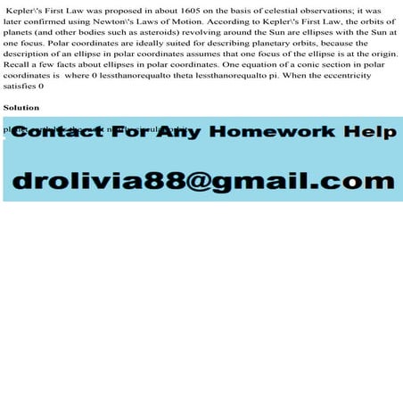 Keplers First Law was proposed in about 1605 on the basis of celest.pdf