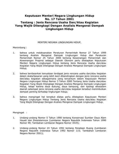 Materi Kuliah Analisis Dampak Lingkungan | PPT