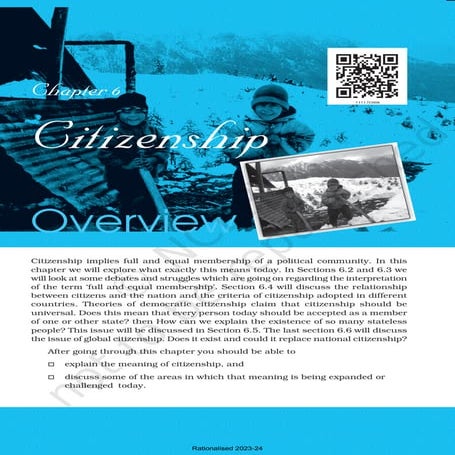 Citizenship ppt for 11th students please chk | PDF