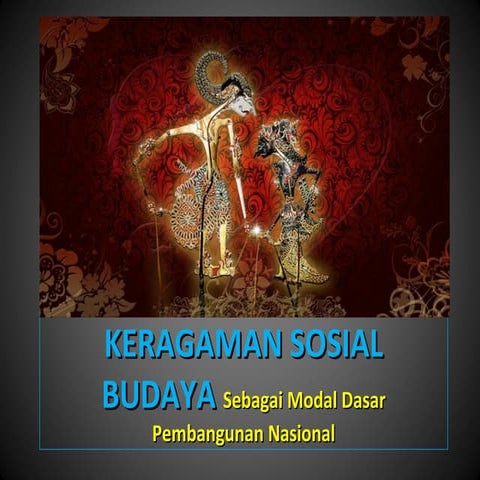 Keragaman sosial budaya | PPT