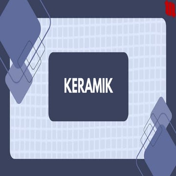 Materi Power Point tentang material KERAMIK | PDF