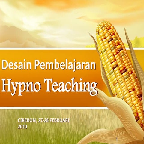 "Inovasi Pembelajaran: Efektivitas Metode Hypnoteaching dalam Pendidikan | PPT